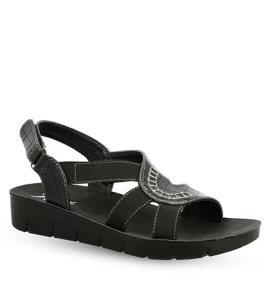 Γυναικεία Σανδάλια Parex 11521016 - ΜΑΥΡΟ | Parex