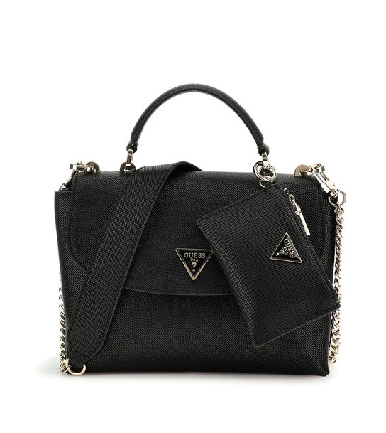 Γυναίκεια Τσάντα Χειρός Guess Hwevg896820 - ΜΑΥΡΟ | Parex