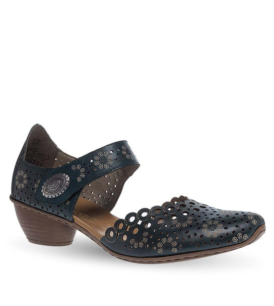 Γυναικεία Πέδιλα Rieker 43753-13 - ΜΠΛΕ | Parex