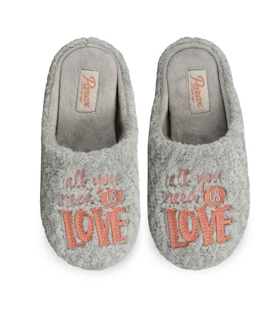 Γυναικείες Παντόφλες Σπιτιού Parex 10124027 - ΓΚΡΙ | Parex