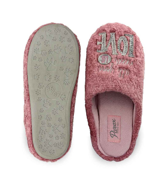 Γυναικείες Παντόφλες Σπιτιού Parex 10124027 - ΡΟΖ | Parex