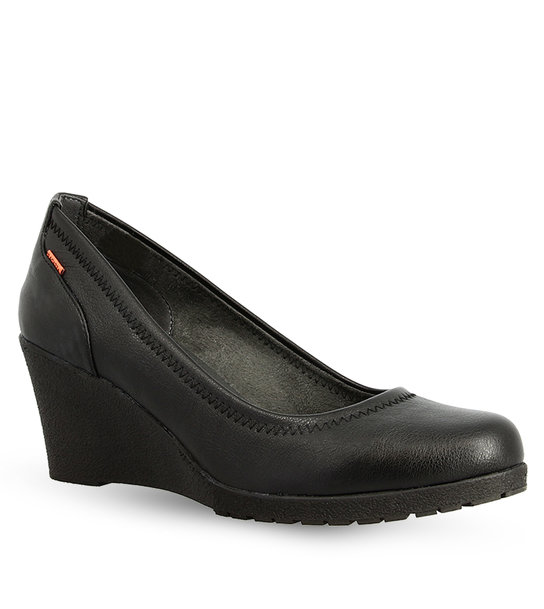 Γυναικεία Δερμάτινη Πλατφόρμα Ragazza 0508 - ΜΑΥΡΟ | Parex